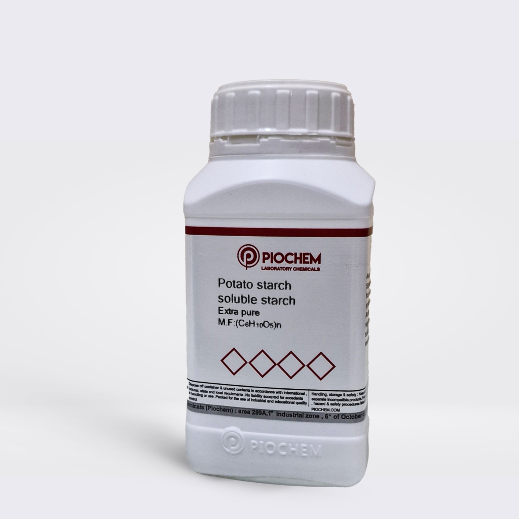 Potato starch ( Soluble starch) , 500gm - Piochem store