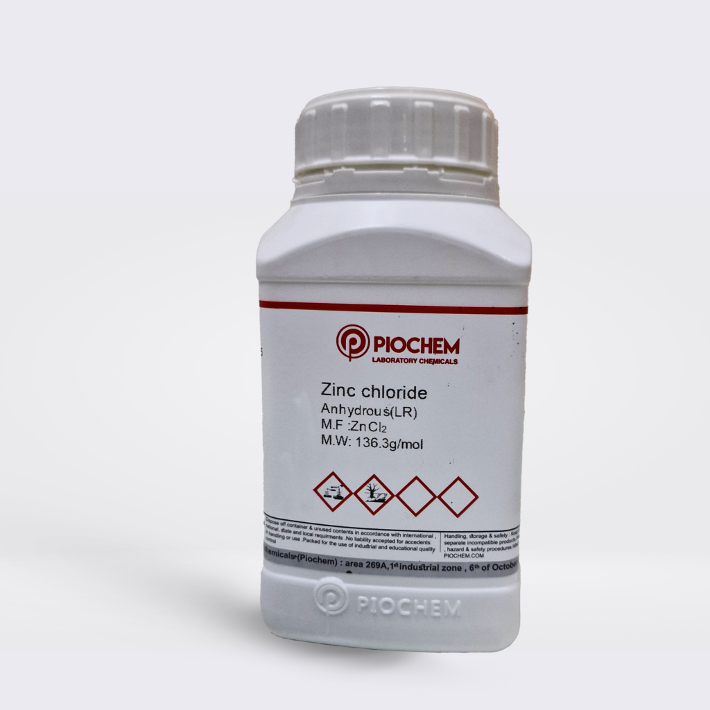 Zinc chloride anhydrous , 500gm - Piochem store